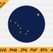 Alaska Round Flag SVG AK USA Circular Circle State Banner Button Icon ...