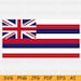 Hawaii Flag SVG, HI USA U.S State Banner, American United States of ...