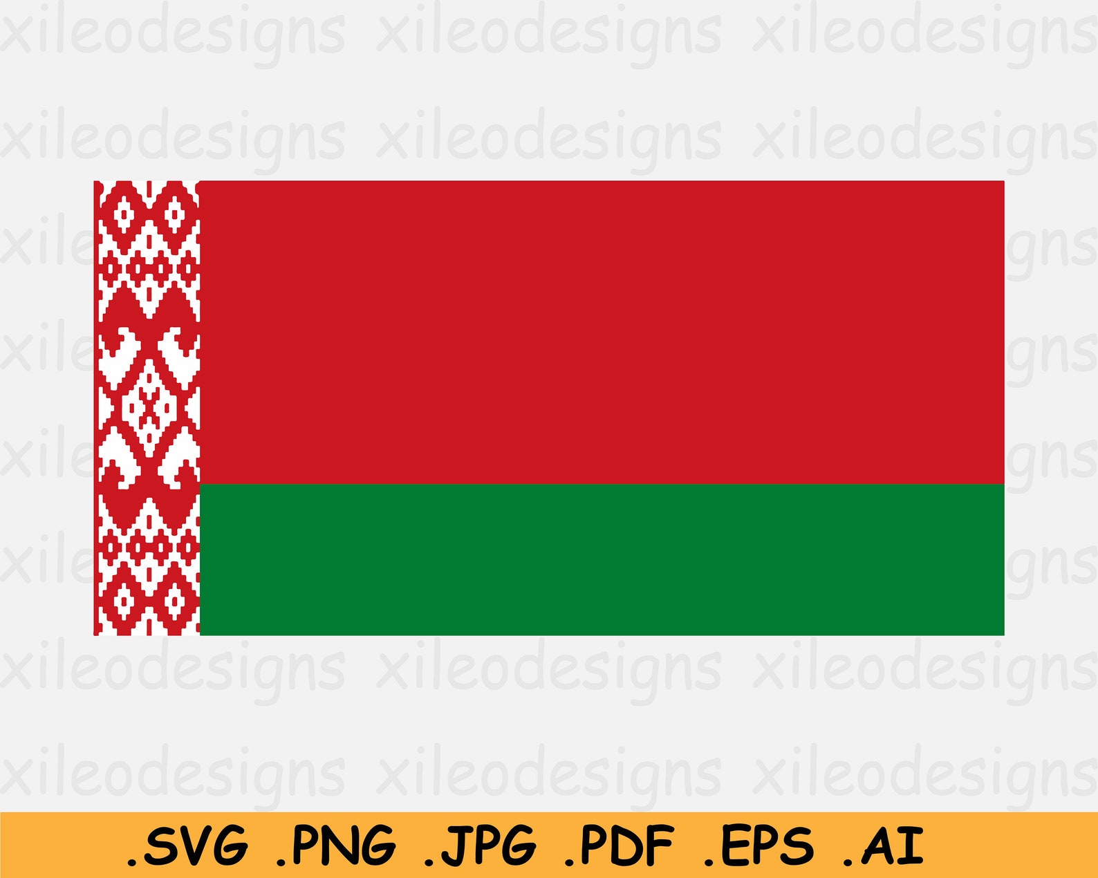 Belarus Flag SVG, Belarusian Country National Banner, SVG Cricut Cut ...