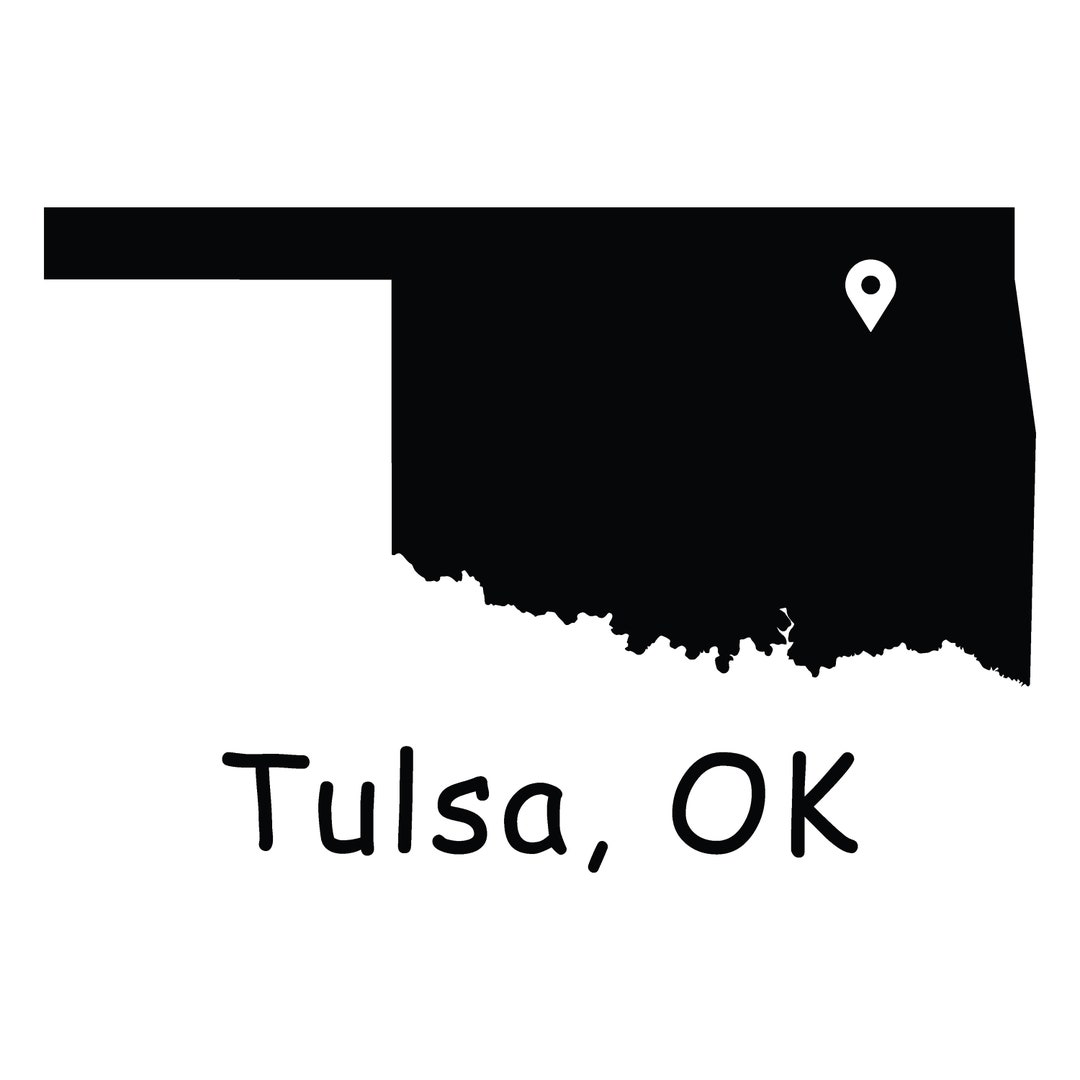 Tulsa Oklahoma OK State Map, Tulsa City OK Oklahoma USA Map, Tulsa ...