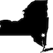 Albany Capital City Location on a New York NY State Map USA Vector ...