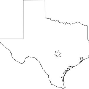 Austin Texas TX Capital City Location on a State Map USA Vector Digital ...
