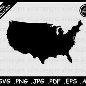 Us States Map SVG, US USA America National Country Border, American ...