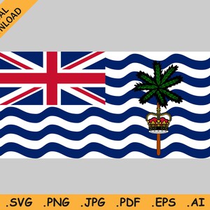 British Indian Ocean Territory Flag SVG - BIOT British Overseas ...