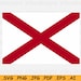 Alabama Flag SVG - AL USA U.S Banner, Svg Cricut Cut File, American ...