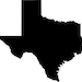 Texas Map SVG, TX USA United States of America Us, Black White Outline ...