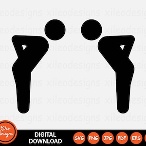 Bow Greeting Icon SVG Bowing Down Respect Japanese Graphic Vector Sign ...