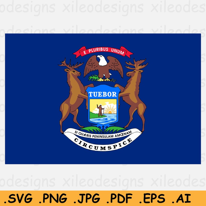 Michigan State Icons - Etsy