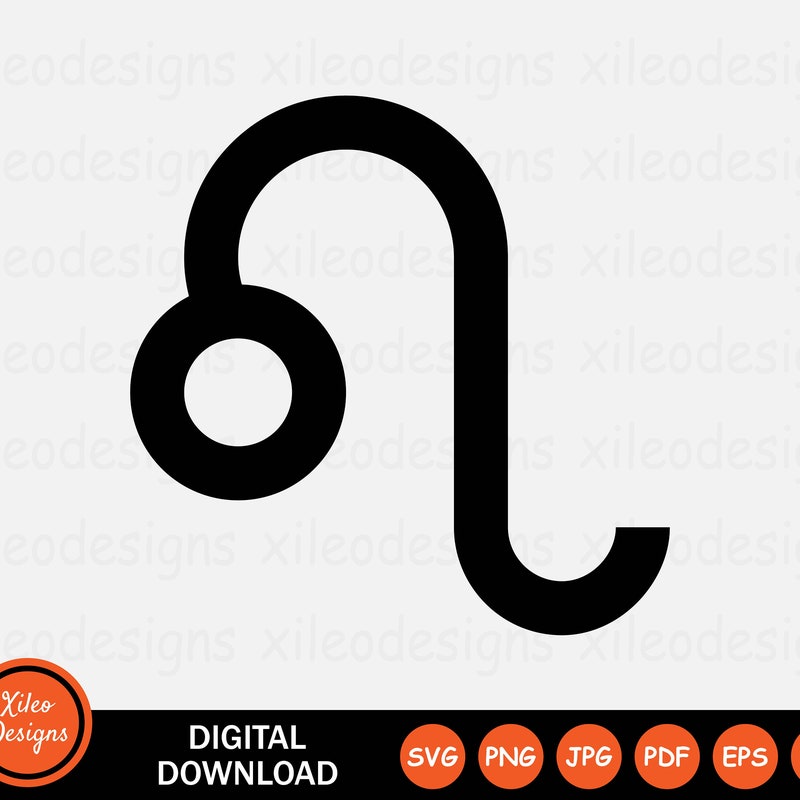 Leo Outline Svg - Etsy