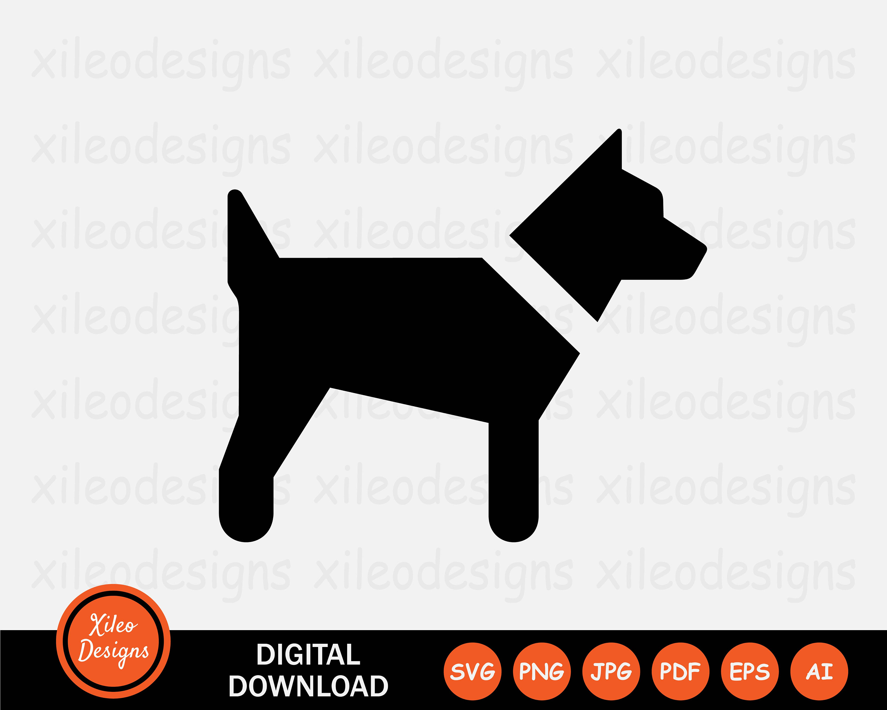 Dog Icon SVG Puppy Dog Pet Animal Cute Canine Side View Pup Doggy ...