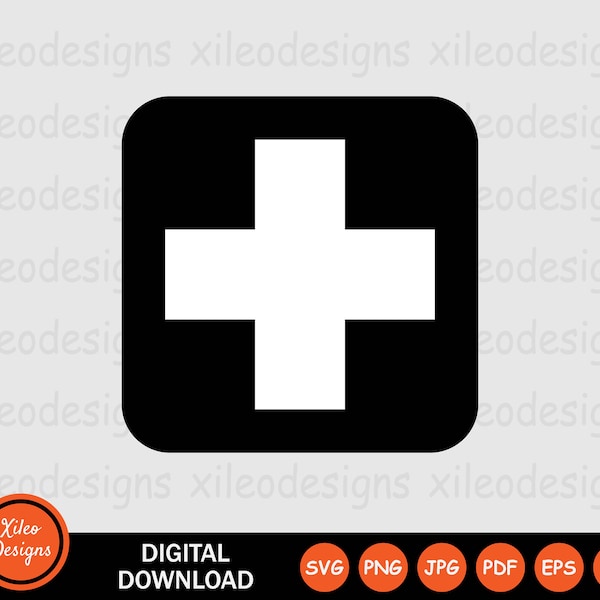 First Aid Cross Svg - Etsy