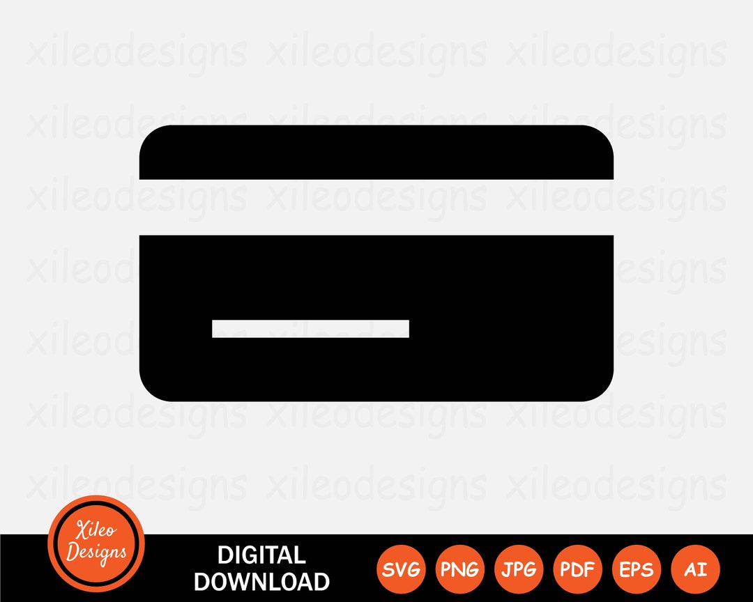 Credit Card Icon SVG Debit Card Payment Loan Bank Buy Sign Symbol ...
