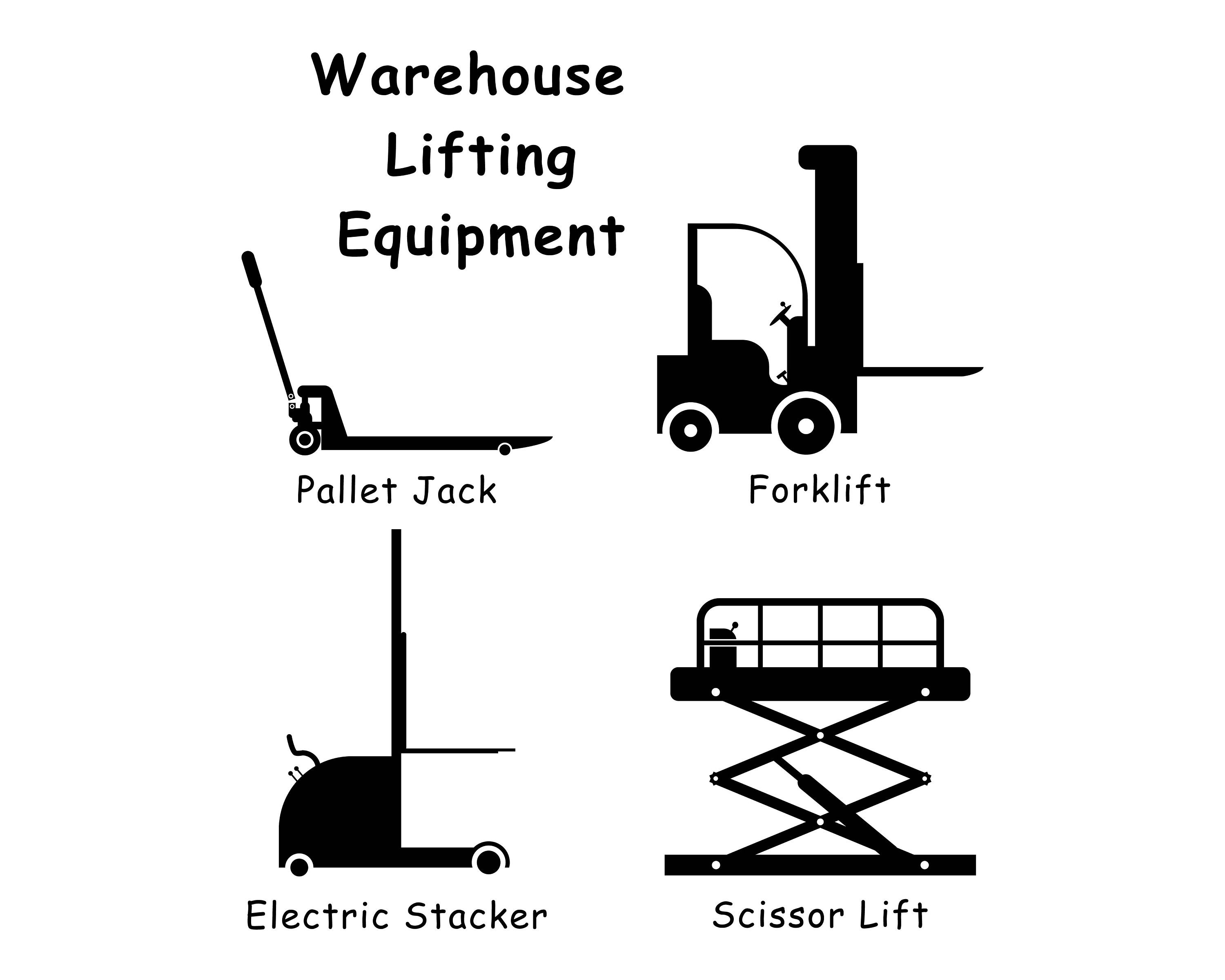 Warehouse Factory Lifting Equipment Machine, Forklift Pallet Jack ...