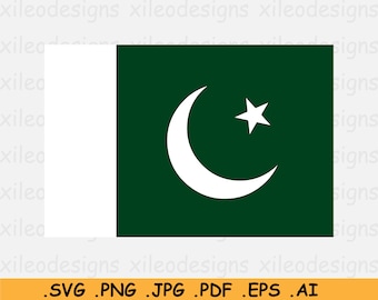 Pakistan Flag SVG PNG Bundle Pakistani Flag Cricut Cut Files - Etsy ...