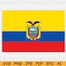 Ecuador National Flag SVG, Ecuadorian Nation Country Banner, Instant ...