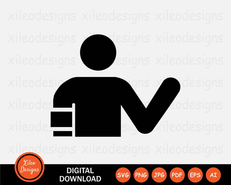 Injured Bandage Man Stick Figure Patient Sick Person Sign Symbol Icon ...