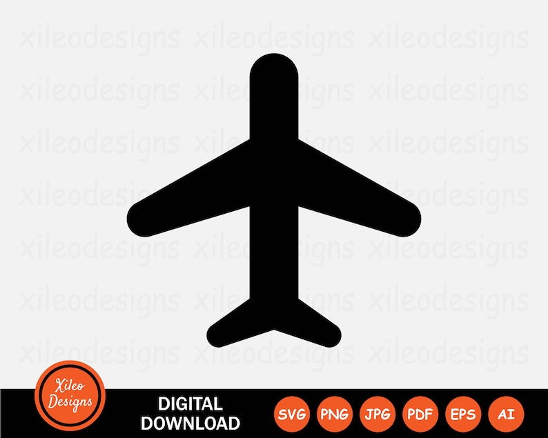 Plane Icon SVG Airplane Aircraft Aeroplane Airport Aviation Air Travel ...