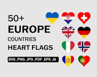 NATO Member Countries Flags SVG Bundle Set - Country Nation National ...