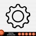 Gear Icon SVG Settings Mechanical Machine Mechanism Cog Png Jpg Eps Ai ...