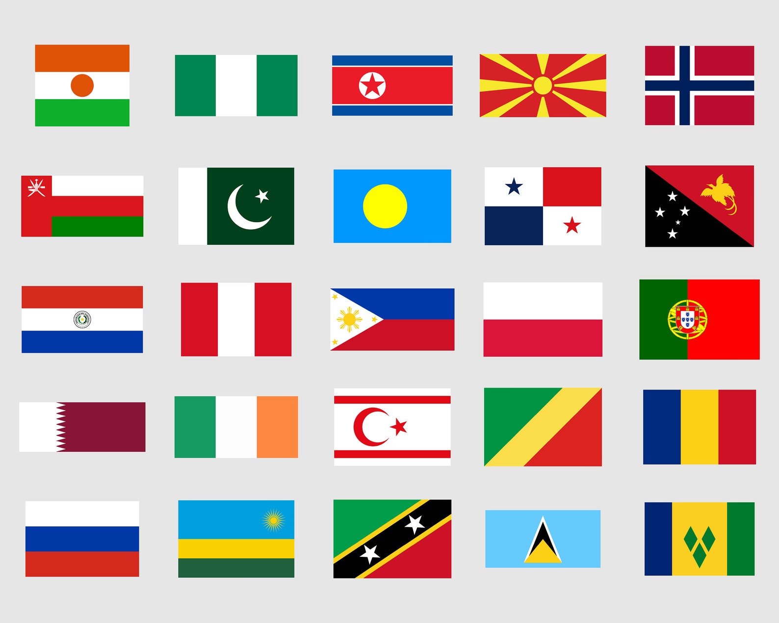 World Country Flags SVG Countries Flag SVG All National | Etsy