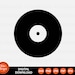 Vinyl Record Icon SVG Music Disc CD Recorder DJ Album Graphic Vector ...