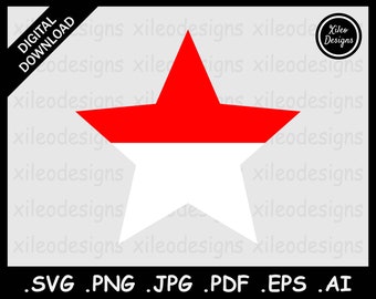 Indonesia Star Flag - Etsy