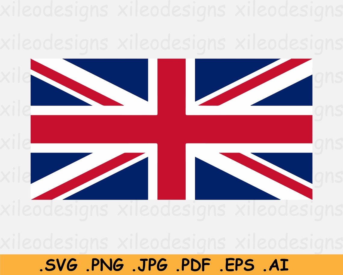 United Kingdom Flag SVG, U.K Nation Country Union Jack Banner, Cricut ...