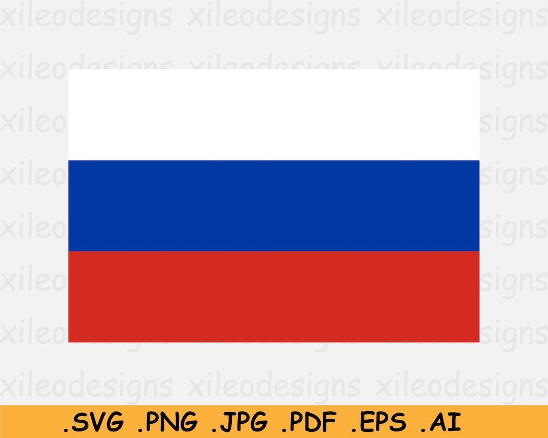 Russia Flag SVG, Russian National Nation Country Banner, Cricut Cut ...