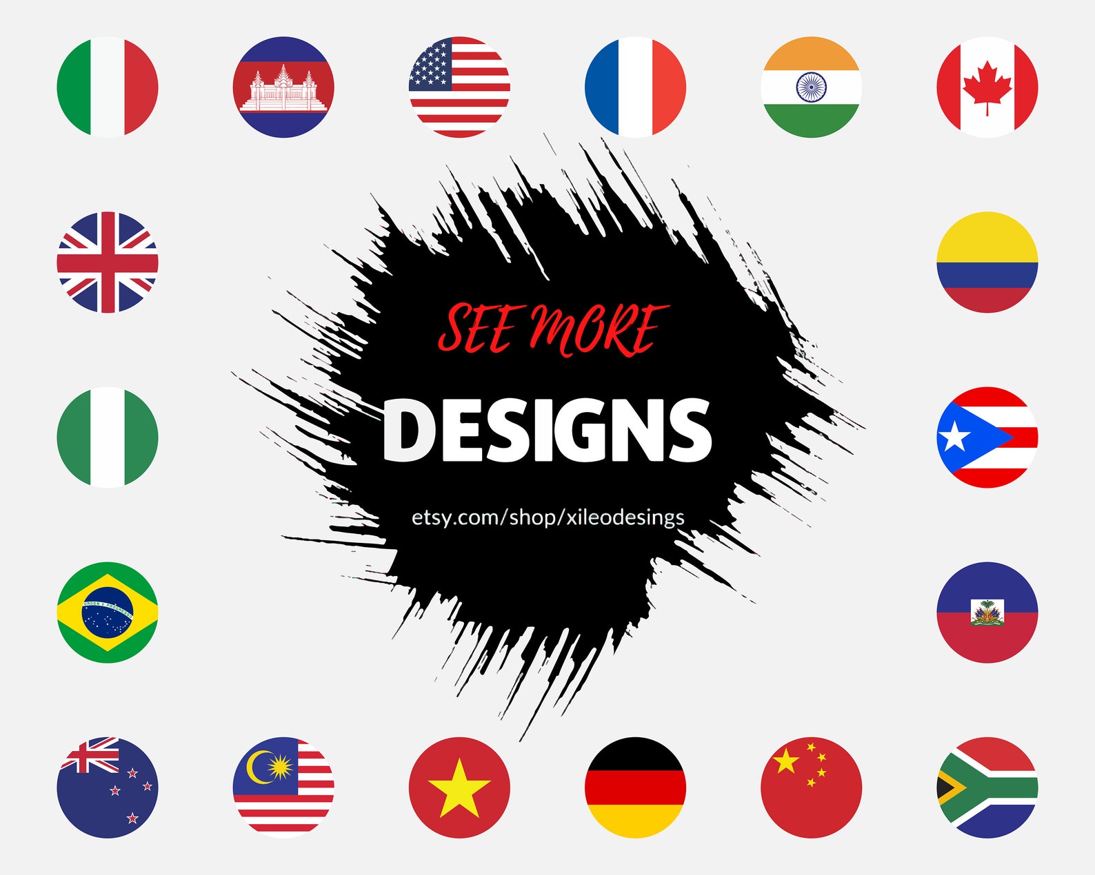 Virginia Round Flag SVG VA USA Circular Circle American Us - Etsy