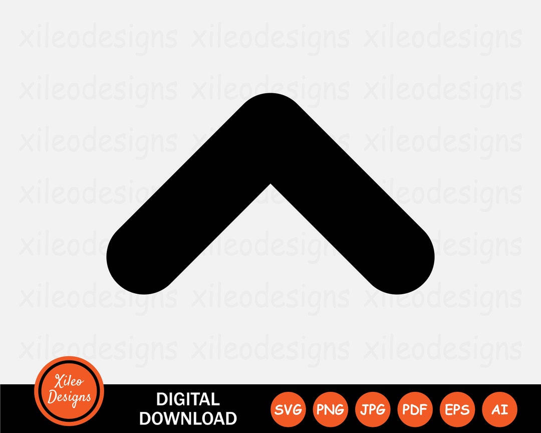 Up Arrow Icon SVG - North Upwards Forward Straight Point Pointer Caret ...