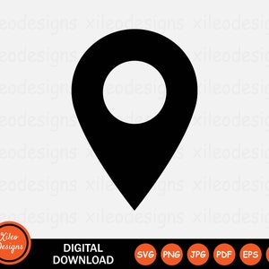 Location Pin Icon SVG Navigation Map Position Marker Png Jpg Eps Ai Pdf ...