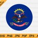 The Bahamas Round Flag SVG, Bahamian Circle Icon, National Circular ...