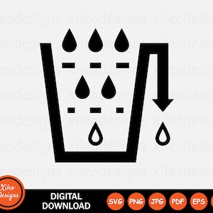 Biosand Filter Icon SVG Sand Water Filter Purification Sign Symbol ...