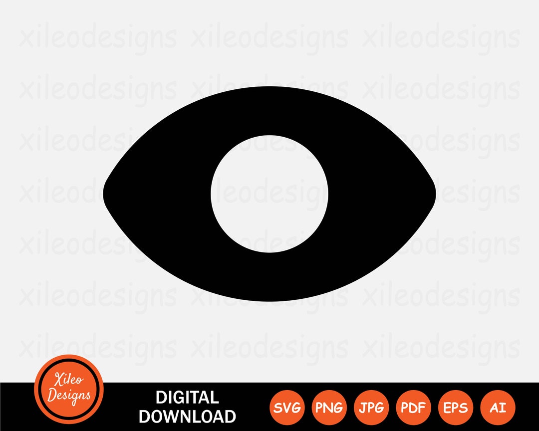 Eye Icon SVG See Sight Vision Eyeball View CCTV Aim Png Jpg Eps Ai Pdf ...