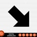 Arrow Bottom Right Icon SVG Lower Coner Position Enter Png Jpg Eps Ai ...