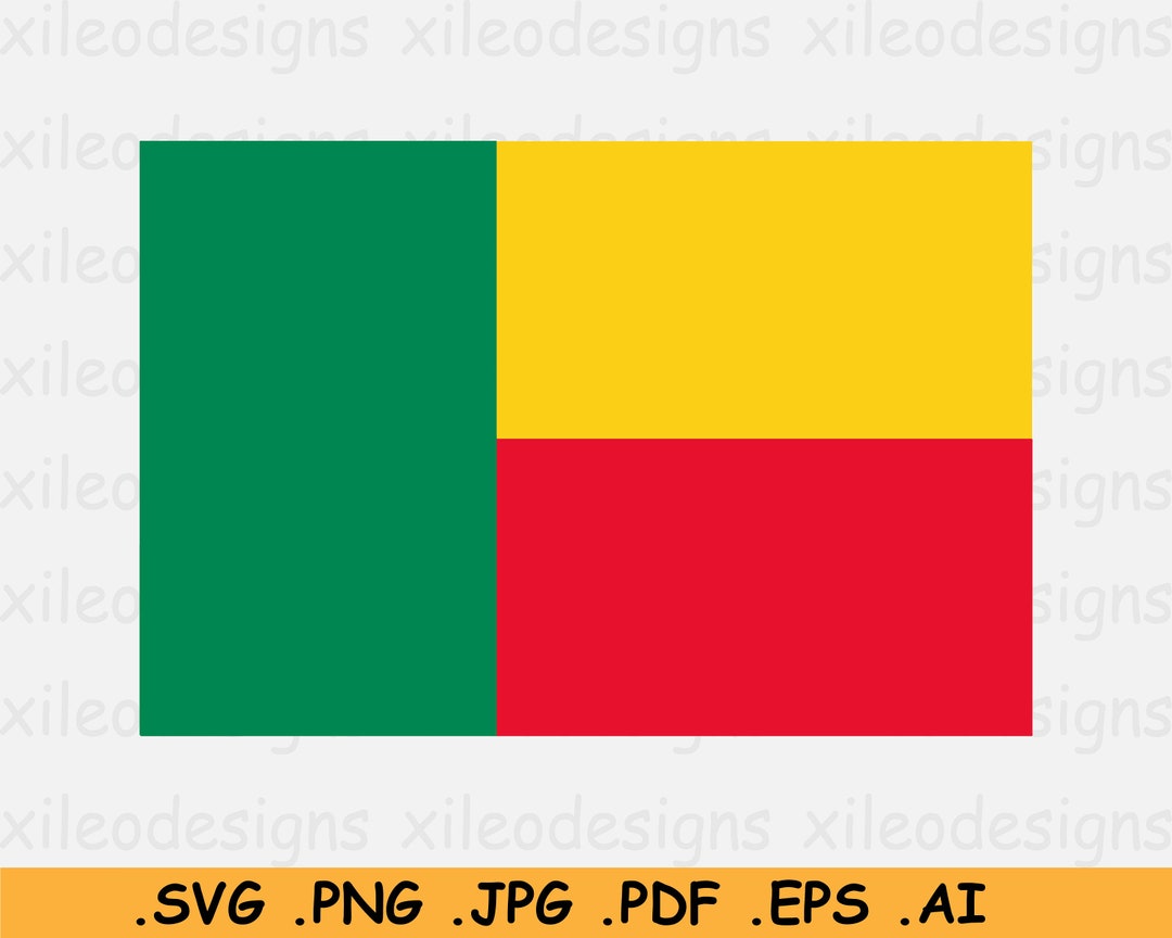 Benin National Flag SVG, Beninese Country Nation Banner, Cricut Cut ...