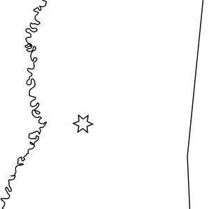 Jackson Mississippi MS Capital City Location on a State Map USA ...