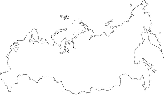 Blank Map Of Russia