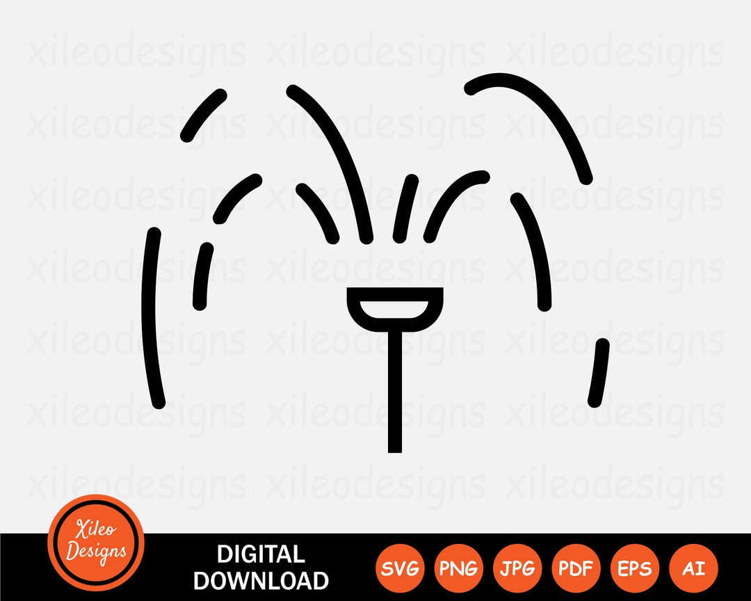 Sprinkler Icon SVG Water Spray Irrigation System Garden Png Jpg Eps Ai ...