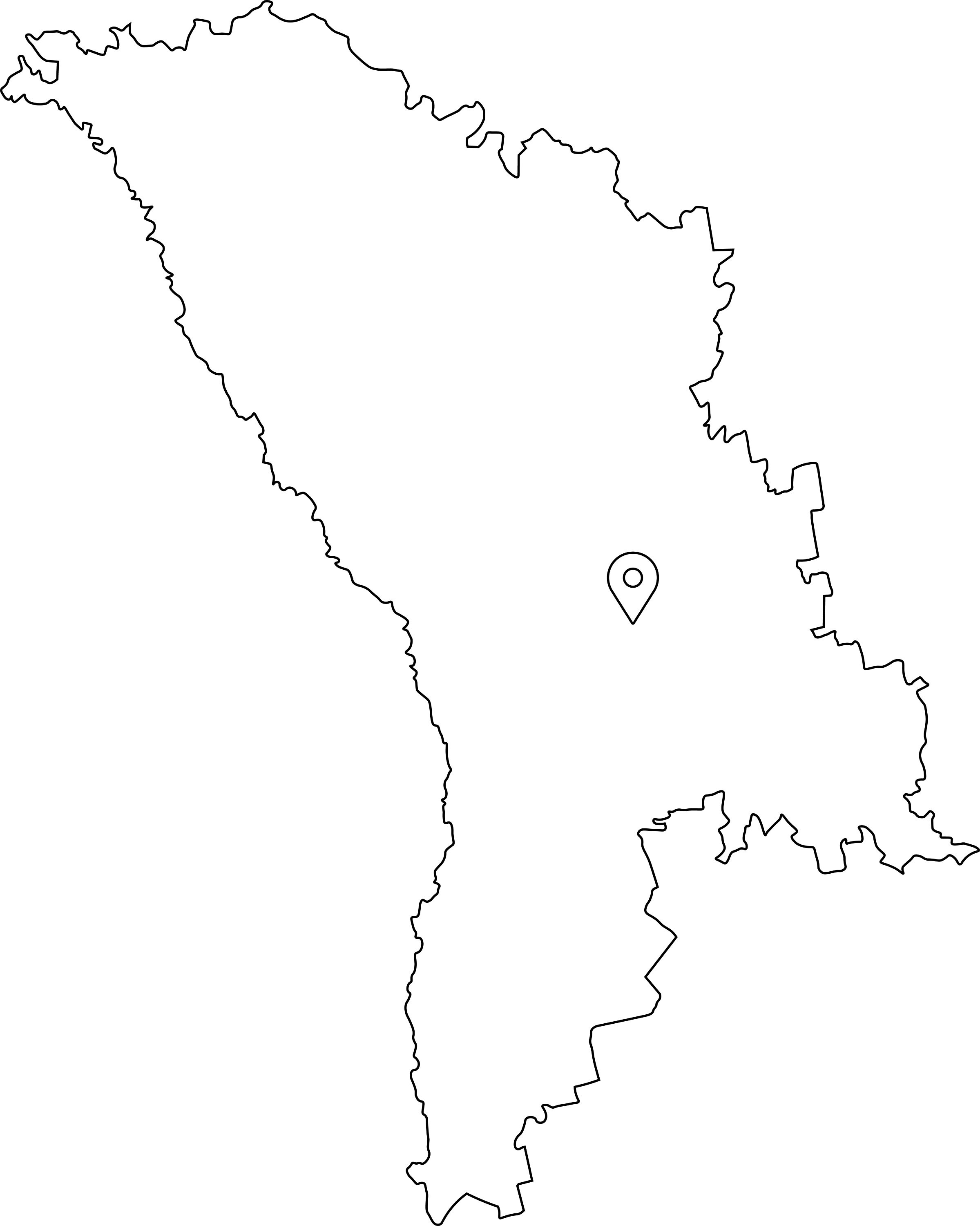 Chisinau Chișinău Moldova Map Capital City Country Location - Etsy