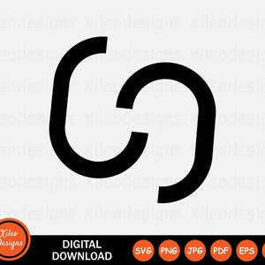 Broken Link Icon SVG Chain Connection Network Failure Graphic Vector ...