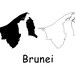 Southeast Asia Country Maps SVG Bundle Set - SEA Countries Nation ...