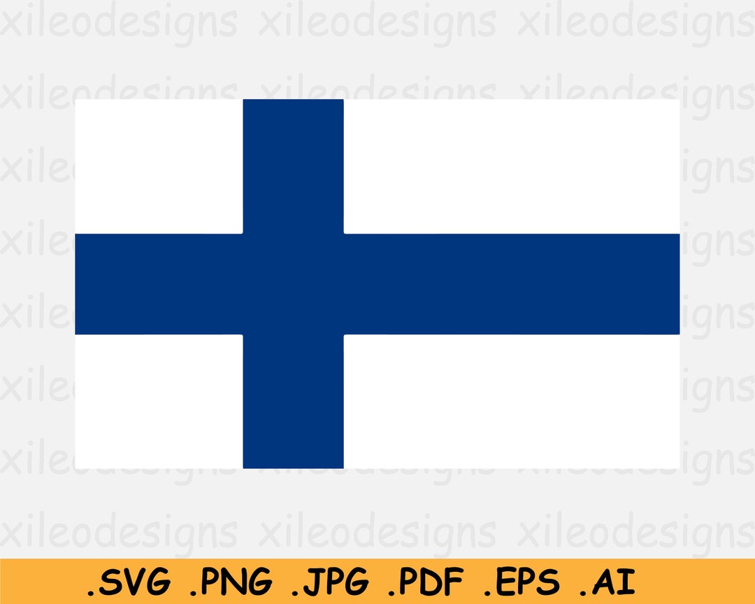 Finland Flag SVG, Finnish National Nation Country Banner, Cricut Cut ...