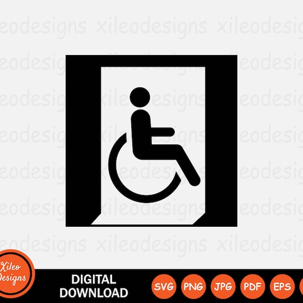 Wheelchair Symbol Svg - Etsy