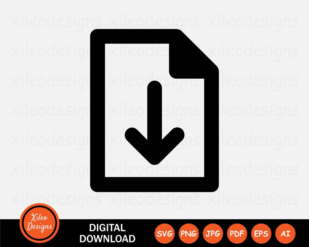 Download File Icon SVG Web Page Archive Storage Paper Png Jpg Eps Ai ...