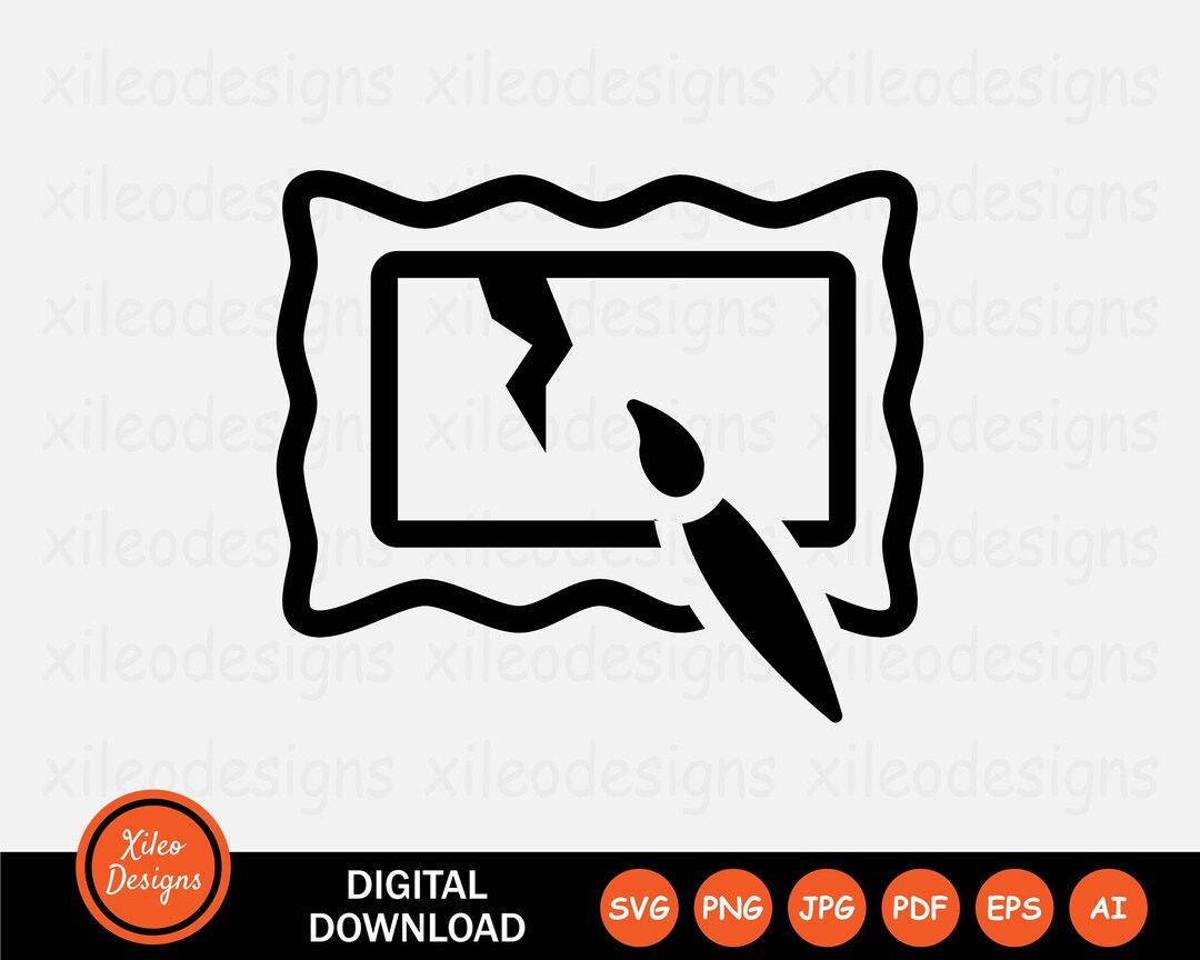 Art Restoration Icon SVG Restore Painting Museum Artifact Repair Crack ...