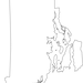 Rhode Island Map SVG, RI USA United States of America Us, Black White ...