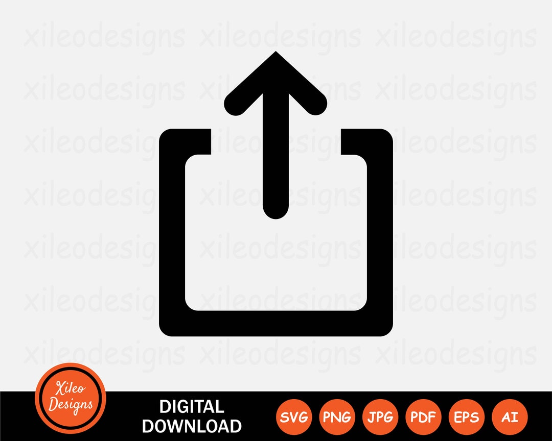 Share Icon SVG Sharing Social Media Forward Button App Png Jpg Eps Ai ...