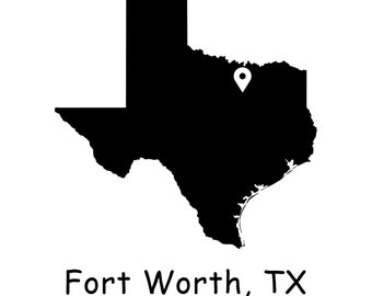 Fort Worth Texas Png - Etsy