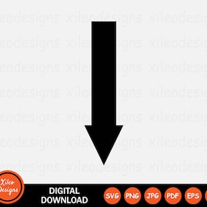 Down Arrow Icon SVG Download South Below Underneath Low Png Jpg Eps Ai ...